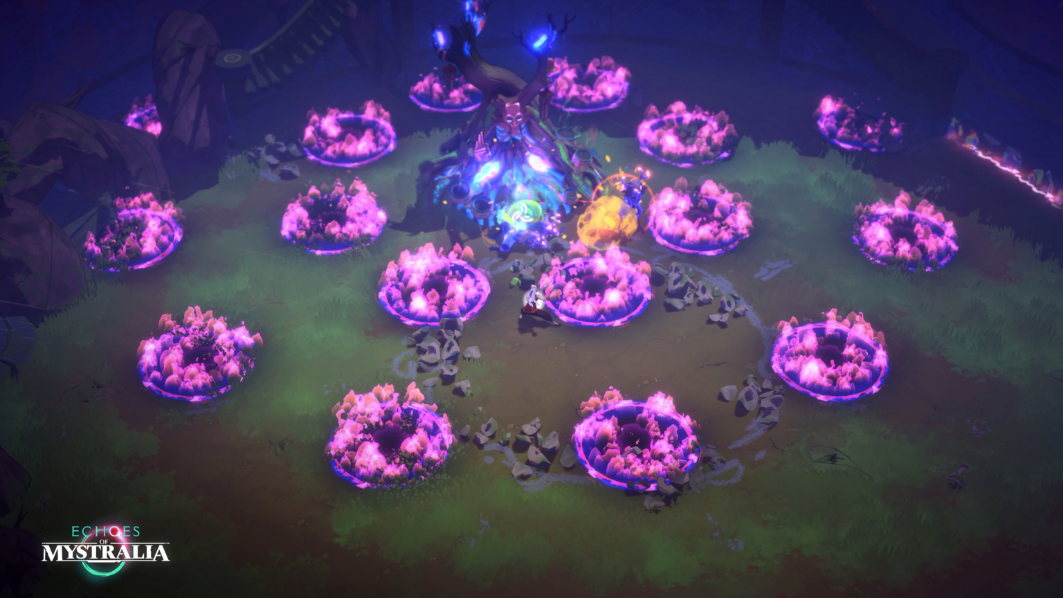 A fast-paced spellcrafting action-RPG roguelite